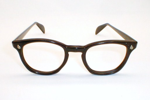 Mens Vintage Black Eyeglasses Mainstreeter, Eye Glasses Headmaster
