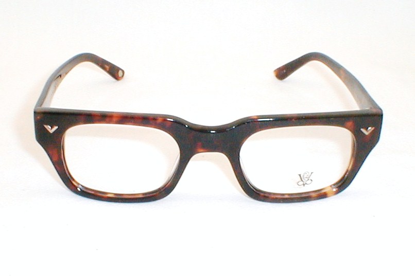 Vintage Men's Eyeglass Frames, Bankers, Walnut