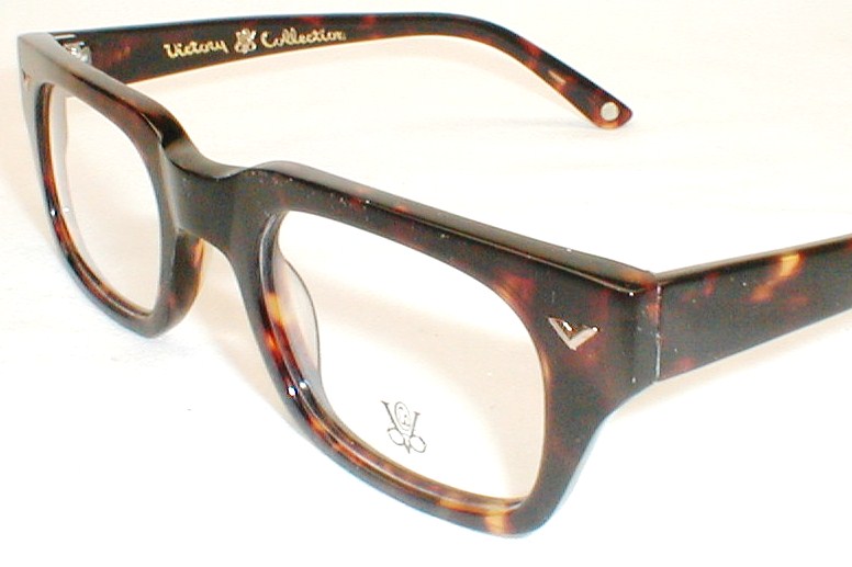 Vintage Men's Eyeglass Frames, Bankers, Walnut