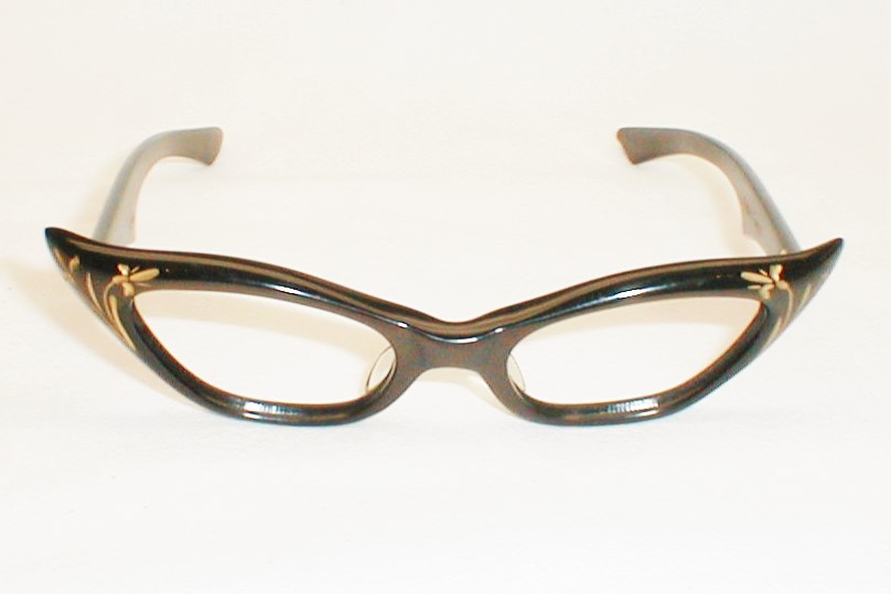 Extra Pointy Cats Eye Glasses Frames France 50s-60s