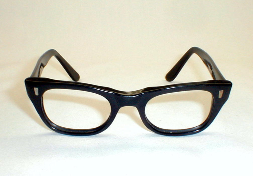 Mens Vintage Eyeglasses Frames Black Tart Optical Countdown