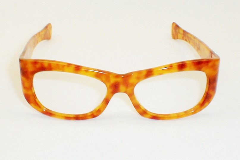 Men's Vintage MOD Black Specs, Eyeglasses